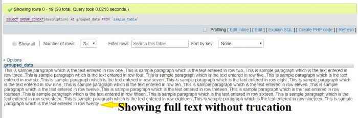Extend Groupconcat Limit In Phpmyadmin And Mysql Techbriefers 