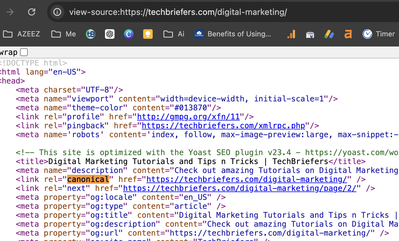 How to Fix Pagination is Not the Same as Canonical WordPress | TechBriefers How to Fix Pagination is Not the Same as Canonical WordPress | TechBriefers